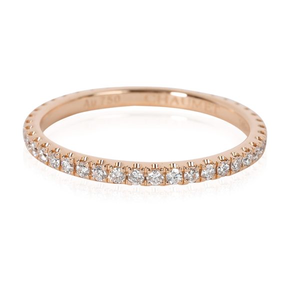 CHANEL | Bags | Chaumet Les Eternelles Wedding Band In 8kt Rose Gold 32 ...